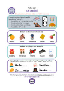 Le son "o - au - eau - ô" (CP - CE1 - CE2) | Leçons & fiches d ...