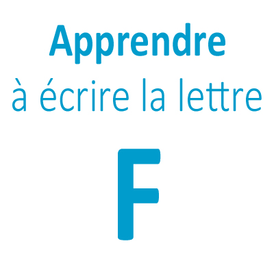Lettre F | Écriture minuscule / majuscule en script & cursive (attaché ...