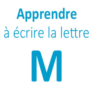 Lettre M | Écriture minuscule / majuscule en script & cursive (attaché ...