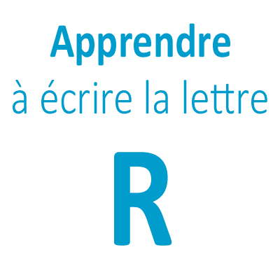 Lettre R | Écriture minuscule / majuscule en script & cursive (attaché ...