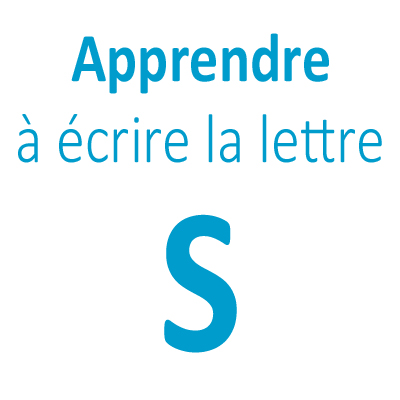 Lettre S | Écriture minuscule / majuscule en script & cursive (attaché ...