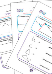 Exercices de géométrie CE1 - CE2 à imprimer en PDF | Leçons & jeux de ...
