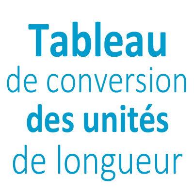 Tableau de conversion des unités de longueur à imprimer en PDF | CE1 ...