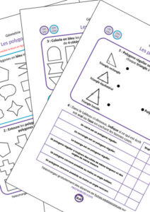 Les polygones CE1 - CE2 - CM1 - CM2 | Leçon & exercices à imprimer en PDF