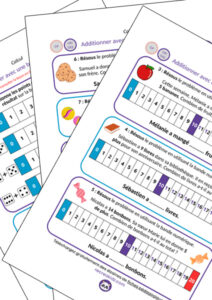 Exercices les additions CE1 - CE2 à imprimer en PDF | Leçons & jeux sur ...