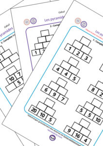 Les pyramides additives CP - CE1 - CE2 | Leçon, explication & exercices ...