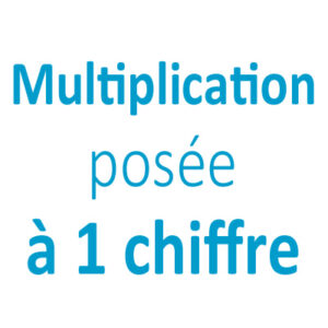 Exercices les multiplications CE1 - CE2 à imprimer en PDF | Leçons ...