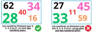 Pair et impair CP - CE1 - CE2 | Leçon & exercices à imprimer en PDF