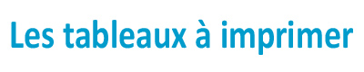 Tableau de numération des nombres décimaux à imprimer en pdf CM1 - CM2